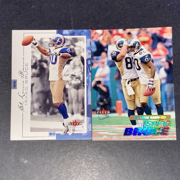 Panini | Other | Isaac Bruce Cards 20 Fleer | Poshmark